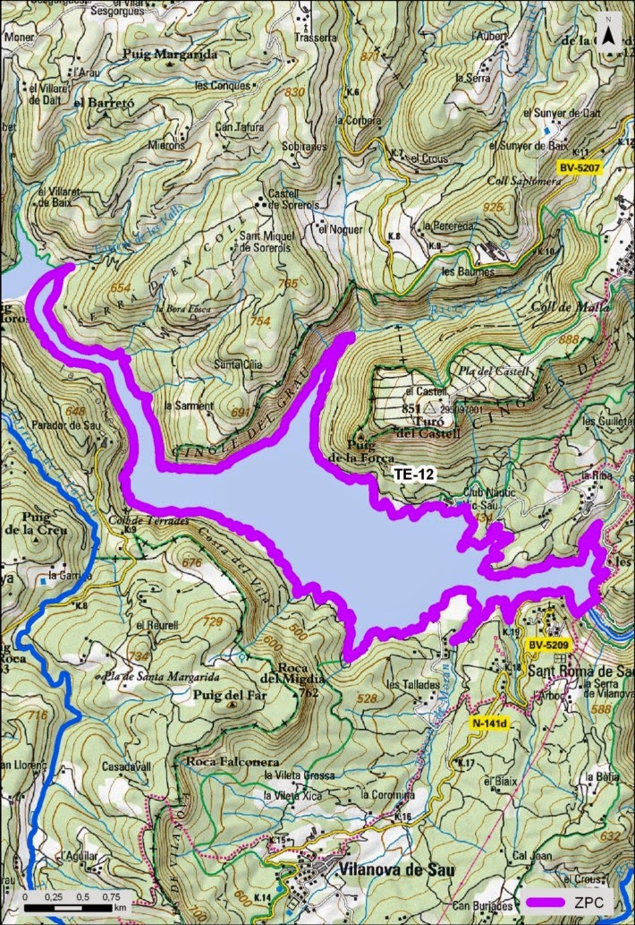 Embalse de Sau (Barcelona) - Hay Pesca!