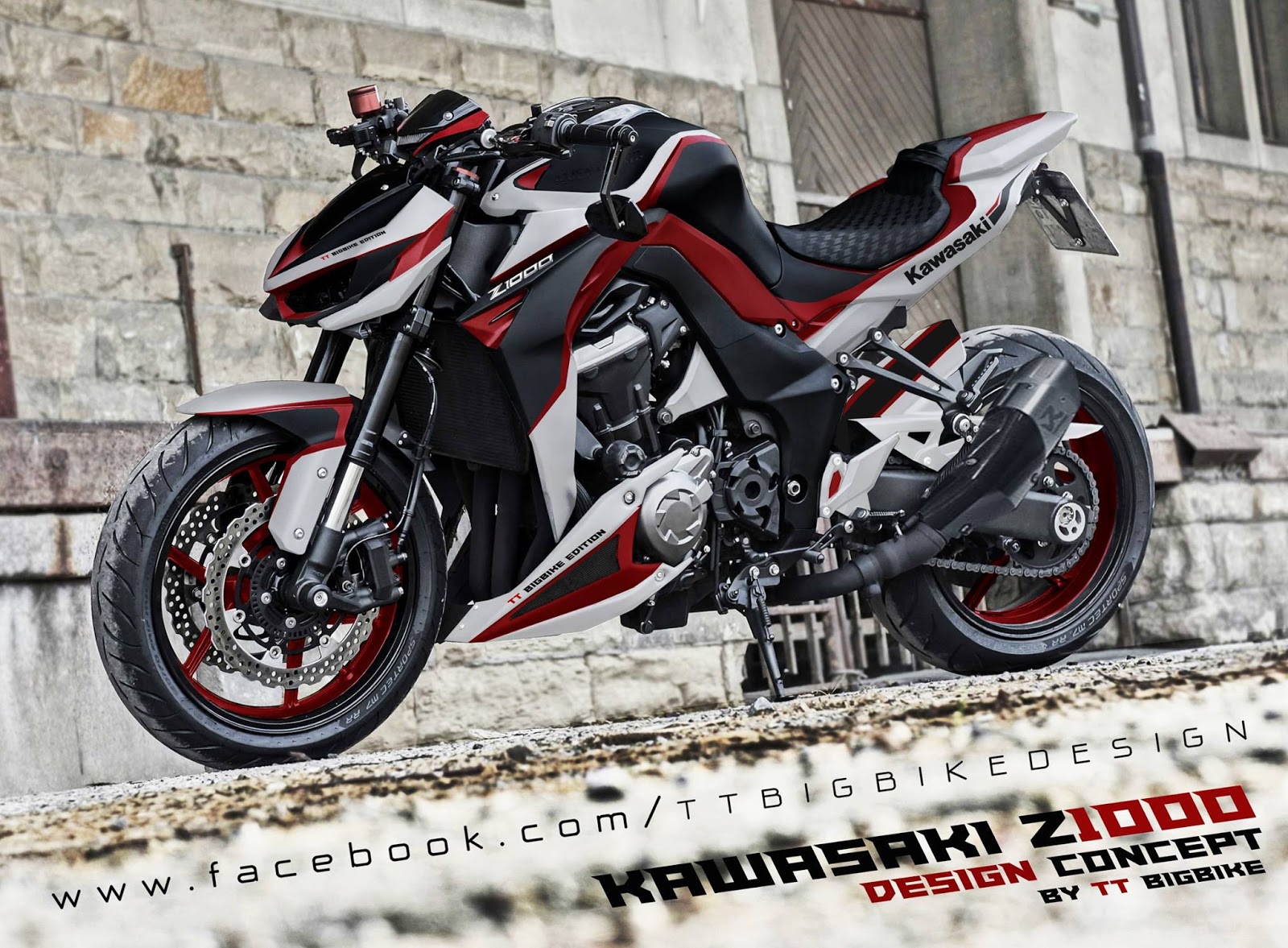 TT BIGBIKE DESIGN: KAWASAKI Z1000 DESIGN CONCEPT #1-4