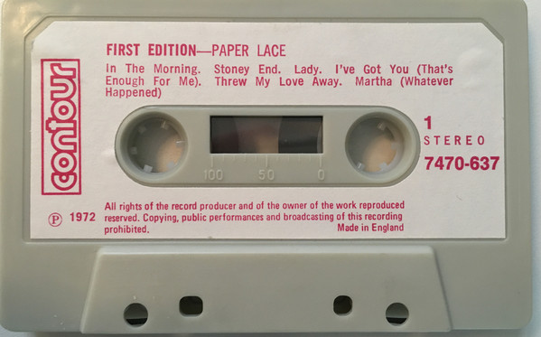 johnkatsmc5: Paper Lace “First Edition” 1972 UK Pop