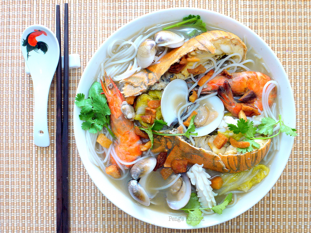 Peng's Kitchen: Seafood White Mee Hoon 海鲜百米粉