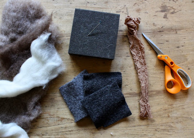 lil fish studios: how to make a solid wool felted stone