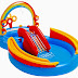 kiddie pool: plastic kiddie pool