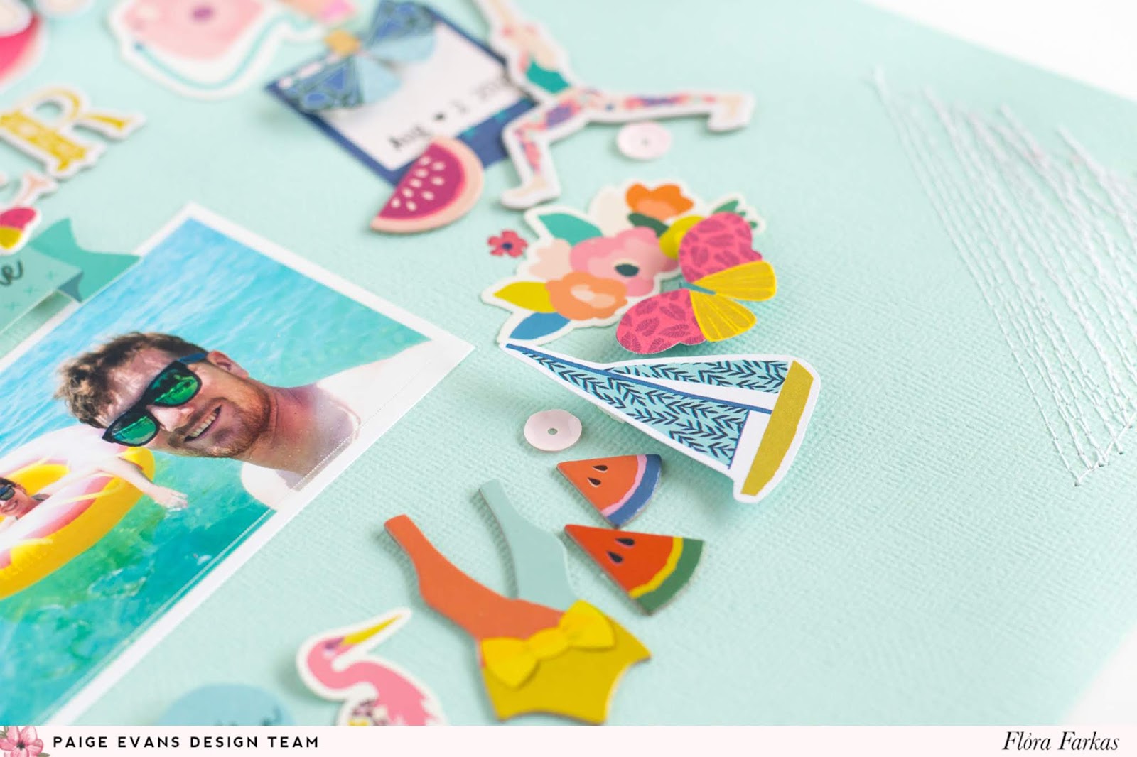 Summer Layout by Flóra Farkas | Paige Taylor Evans