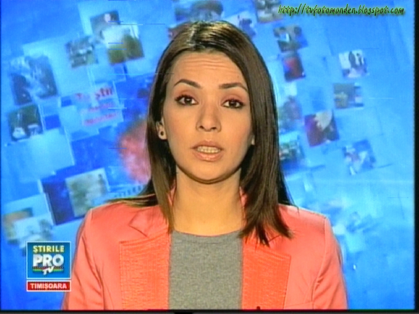 tv foto monden: Roxana Tivadar - reporter PRO TV Timisoara