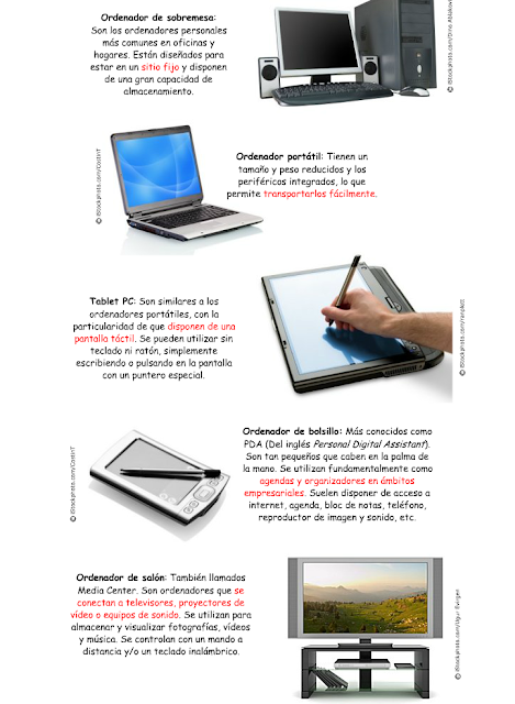 Jose 4A: tipos de ordenadores