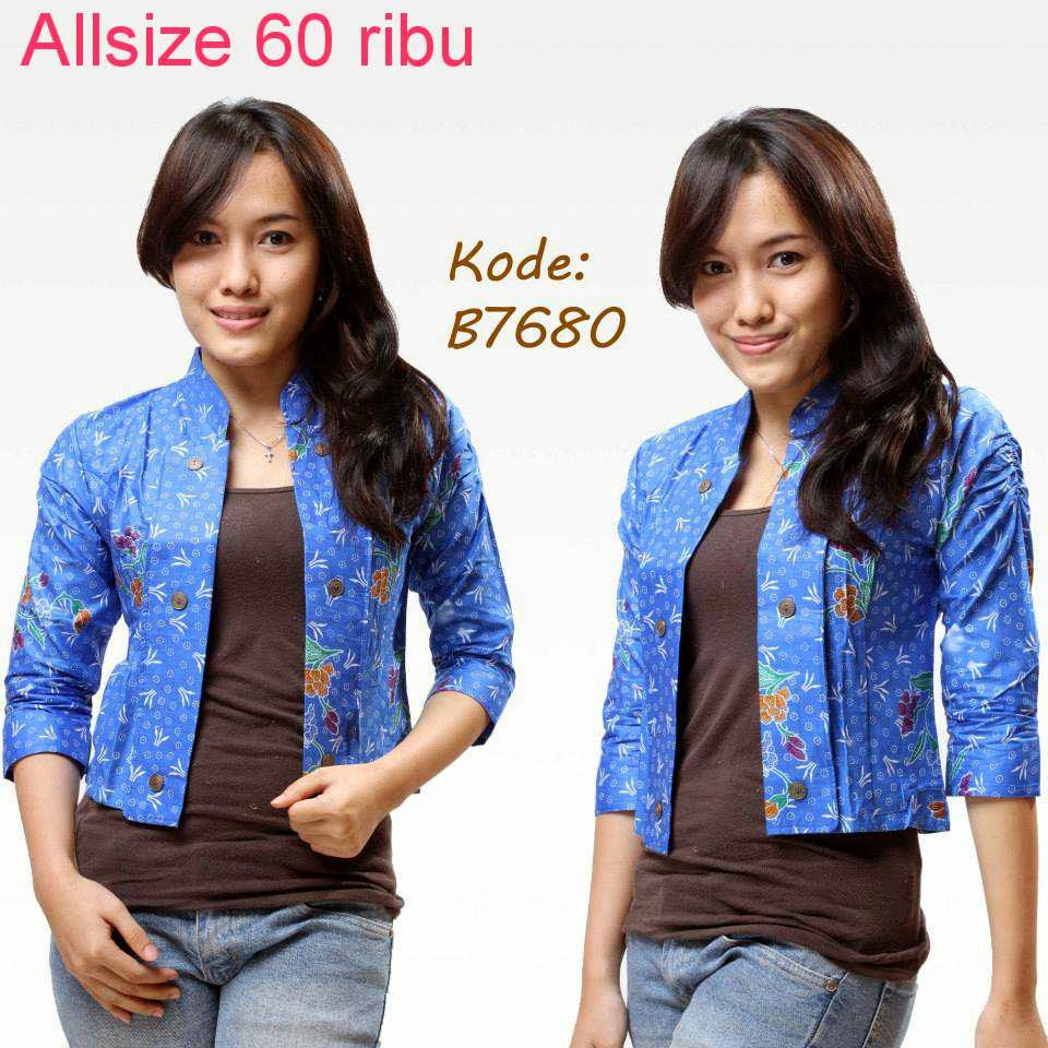 Contoh Model Baju Batik Wanita | Model Baju Batik