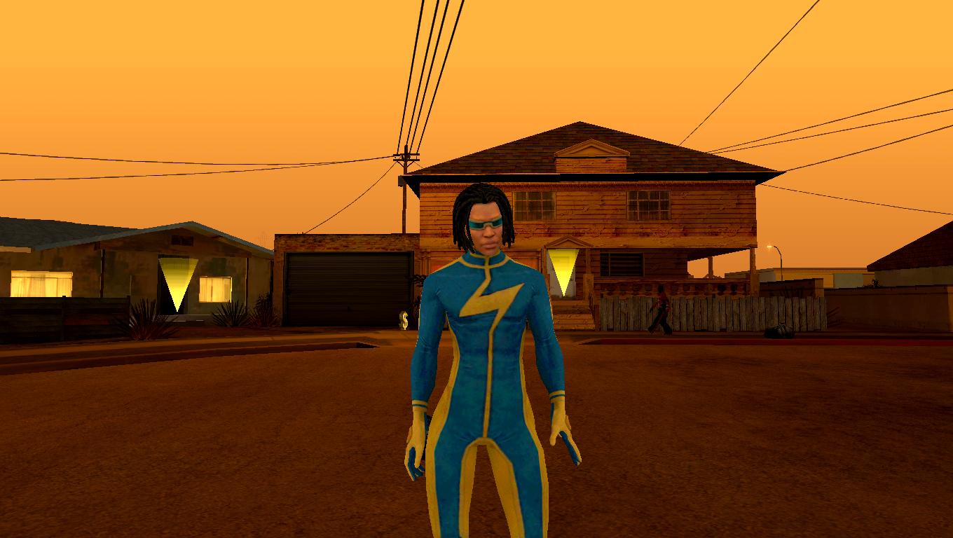 Markmadrox Mods For San Andreas : Skin Static Shock
