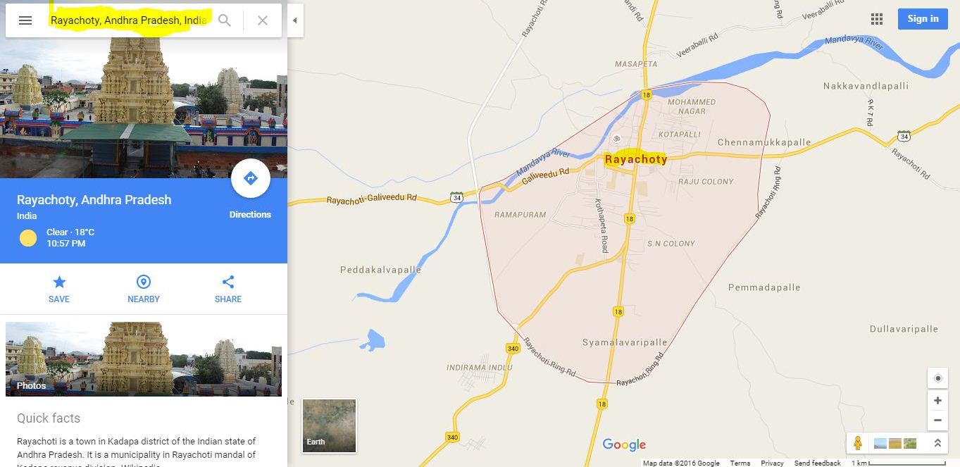 rayachoti map rayachoti360 | Mana Rayachoti, Rayachoti360 News, Jobs ...