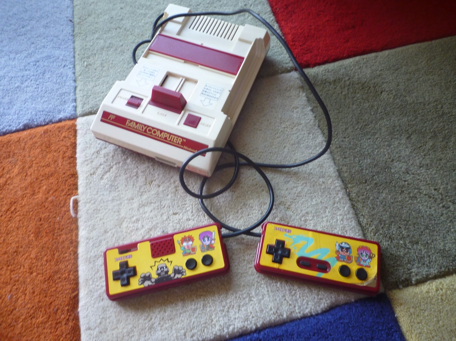 Famicomblog: Cool Stuff: A Famicom with some Famitsu Stickers on the ...