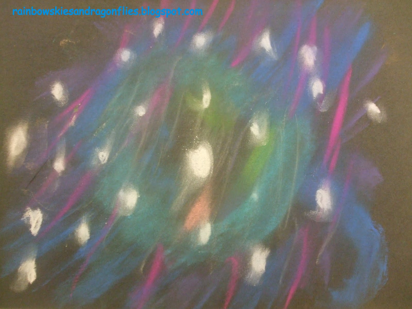 Rainbow Skies & Dragonflies: STEM to STEAM - Chalk Pastel Abstracts ...