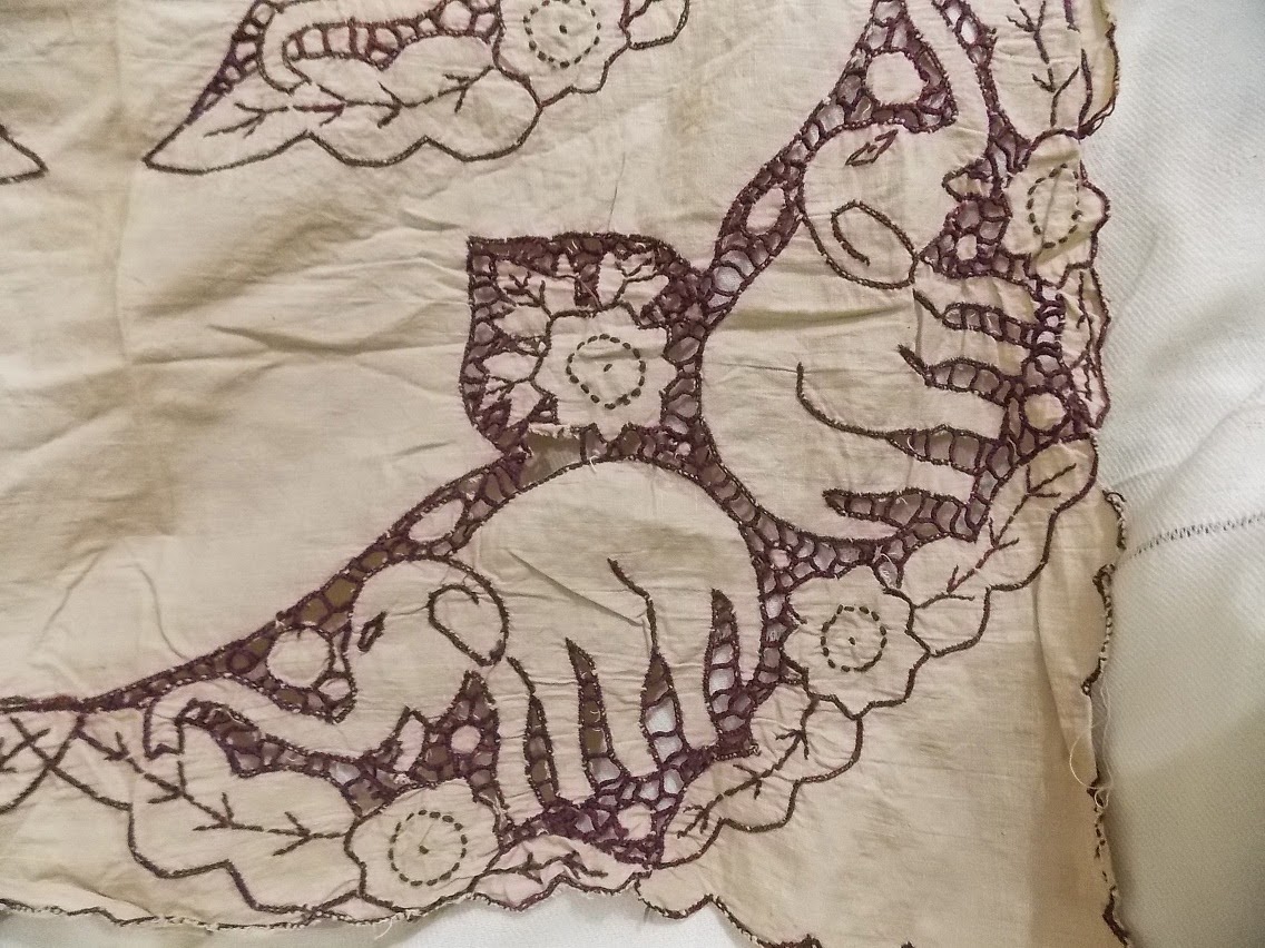 Cutwork - An embroidery which needs lots of patience