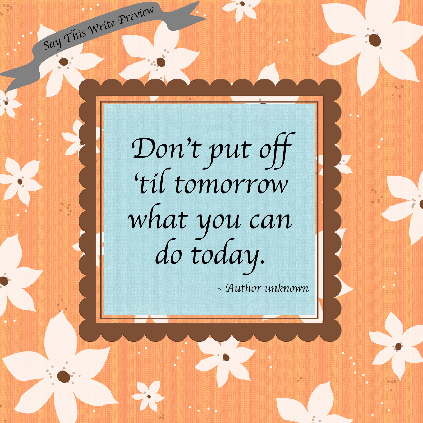 Say This Write: Thought Boxes