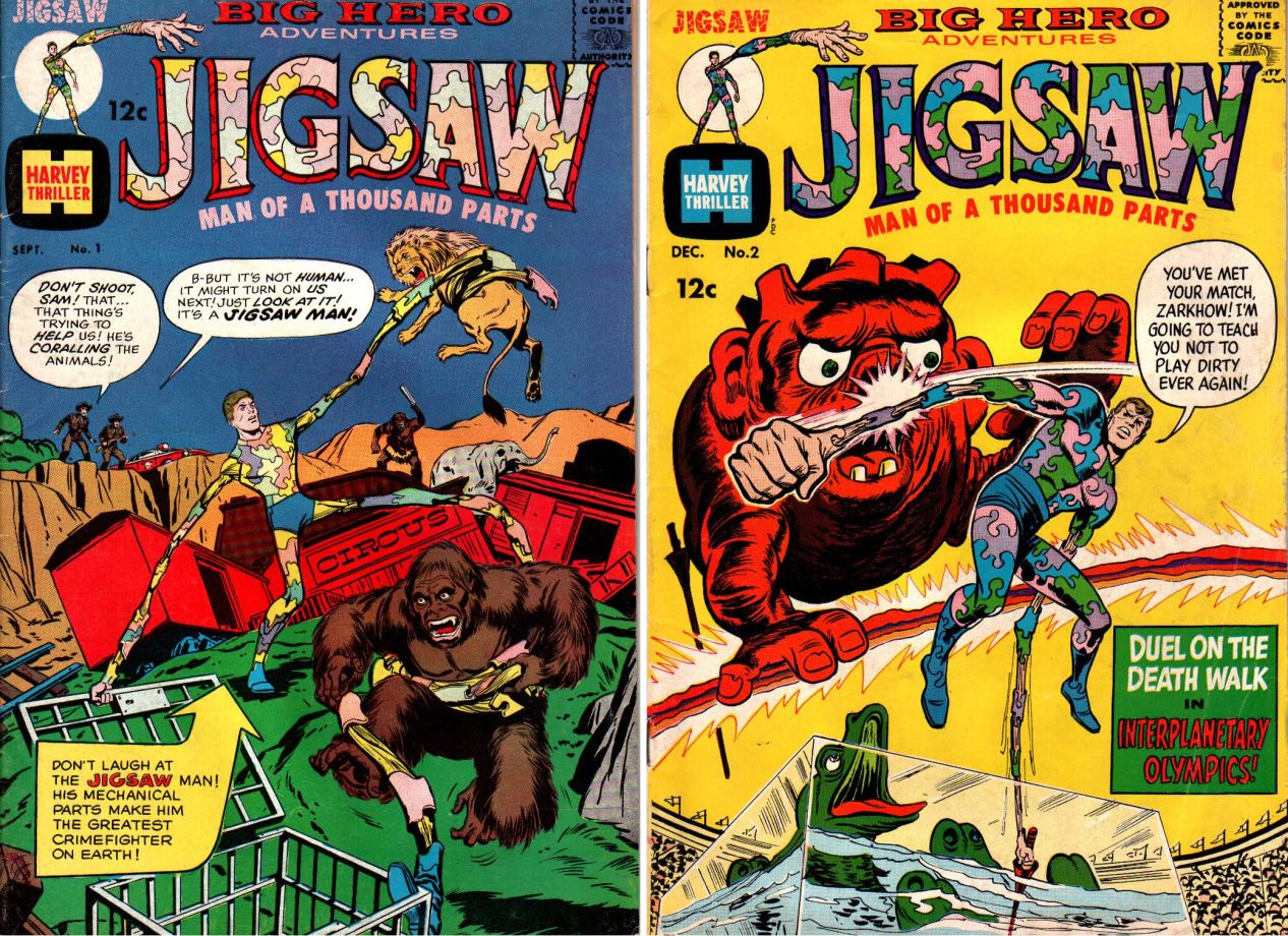 Old Comics world: Jigsaw 01-02 (1966) - Harvey
