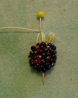 Sew in Love: Stumpwork Blackberry Slip