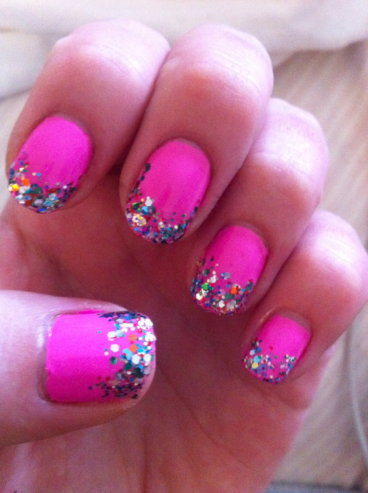 Peace.Love.Nails&Dinosaurs: Birthday Cake Nails