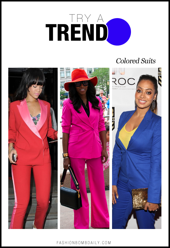 Fifiaffair: Trending coloured suits.......