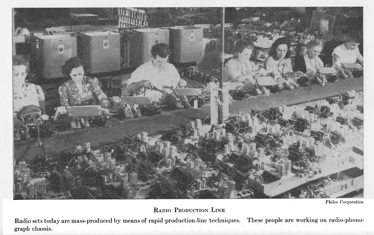 Progress is fine, but it's gone on for too long.: Philco radio assembly ...