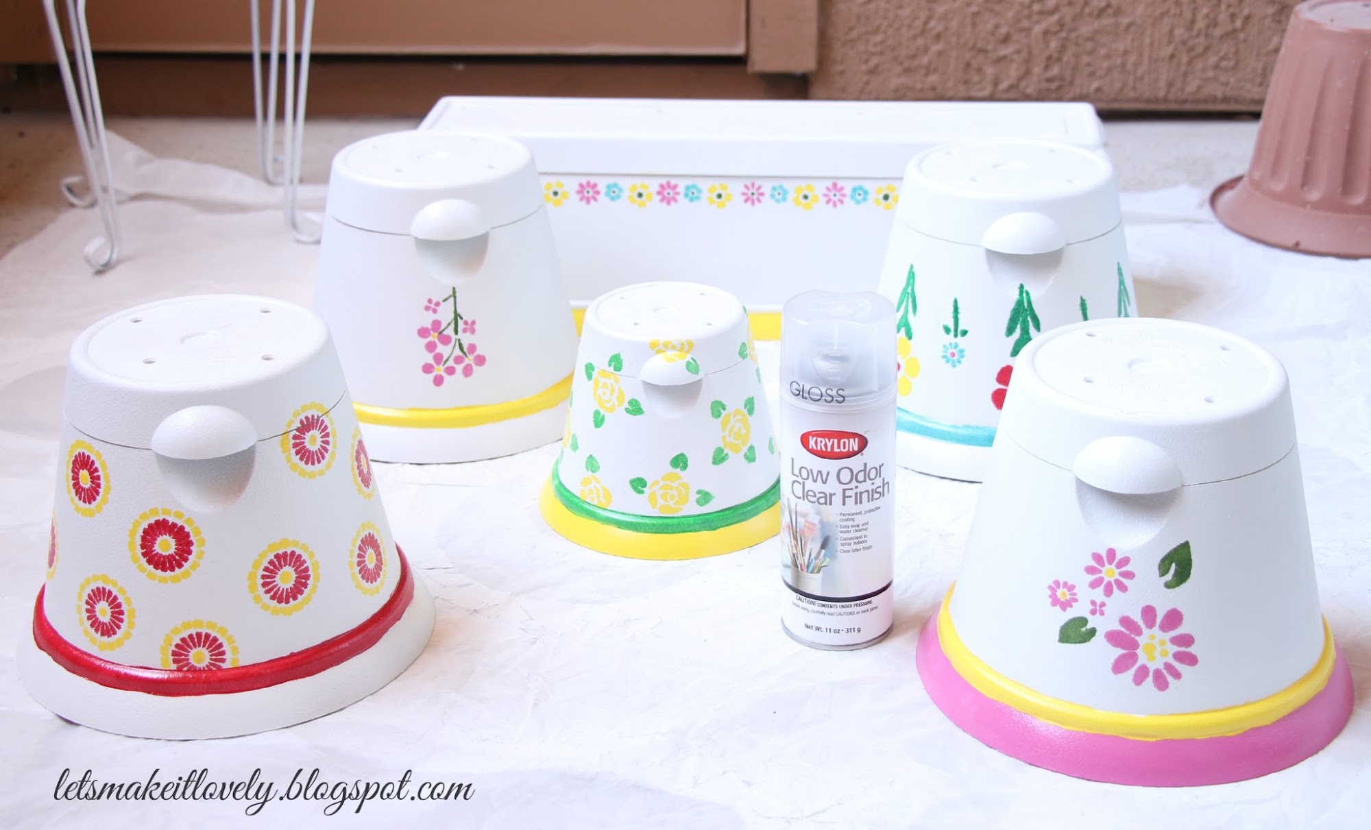Let's make it lovely: Color pop your pots