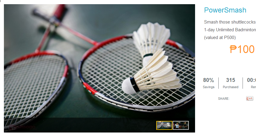 REVIEW: Power Smash: P349 Good for 4 Persons 1-Day Unlimited Badminton ...
