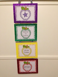 My Kinder Antics: My New Behavior Chart