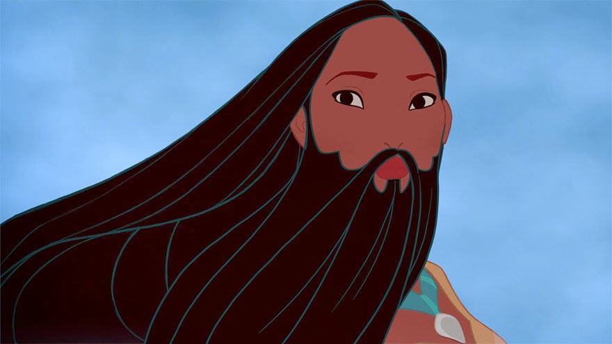 Disney Princesses With Beards