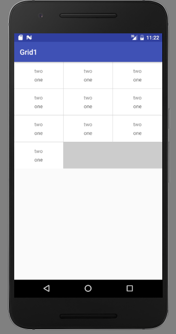Bhanu: Gridview with two texts in android