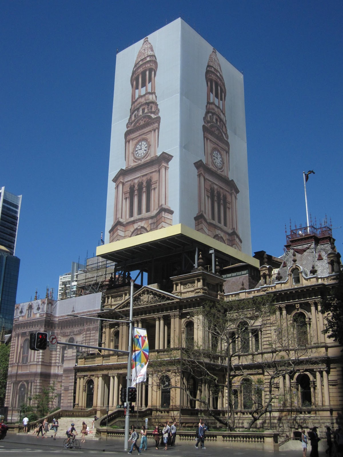 Sydney - City and Suburbs: Sydney Town Hall, restoration