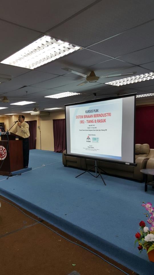 Kursus CIDB: Kursus IBS-Precast Column & Beam 07- 11/11/16 di Kuala Lipis