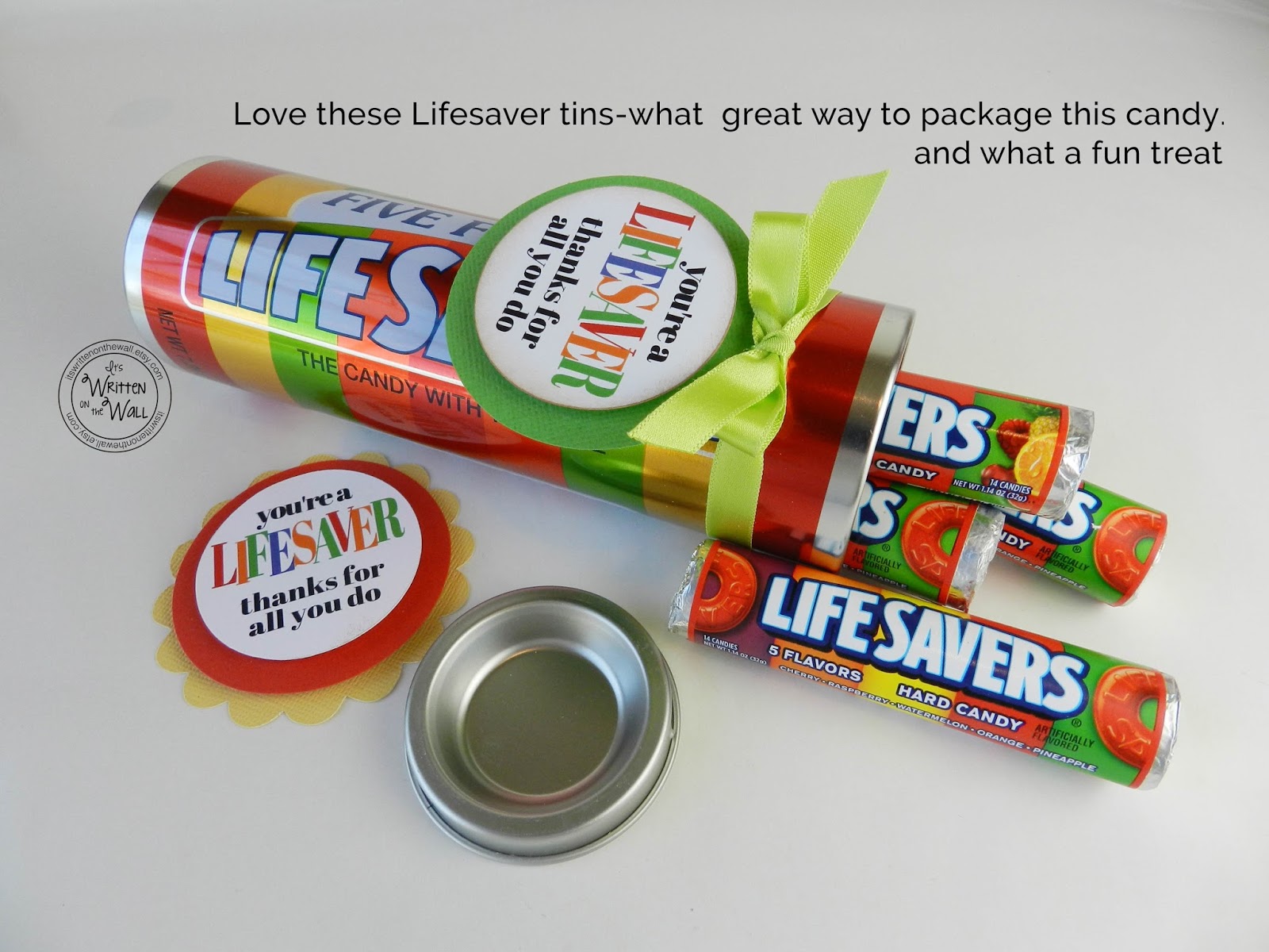 It's Written on the Wall: You're a LIFESAVER—Thanks For All You Do! Fun ...