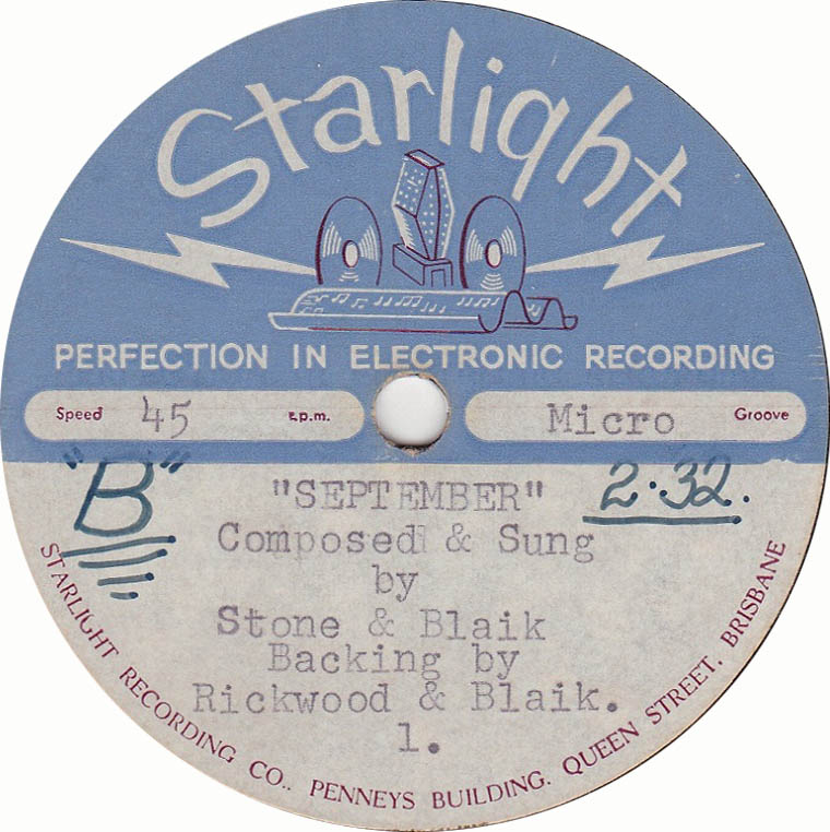 AUSTRALIAN RECORD LABELS: STARLIGHT