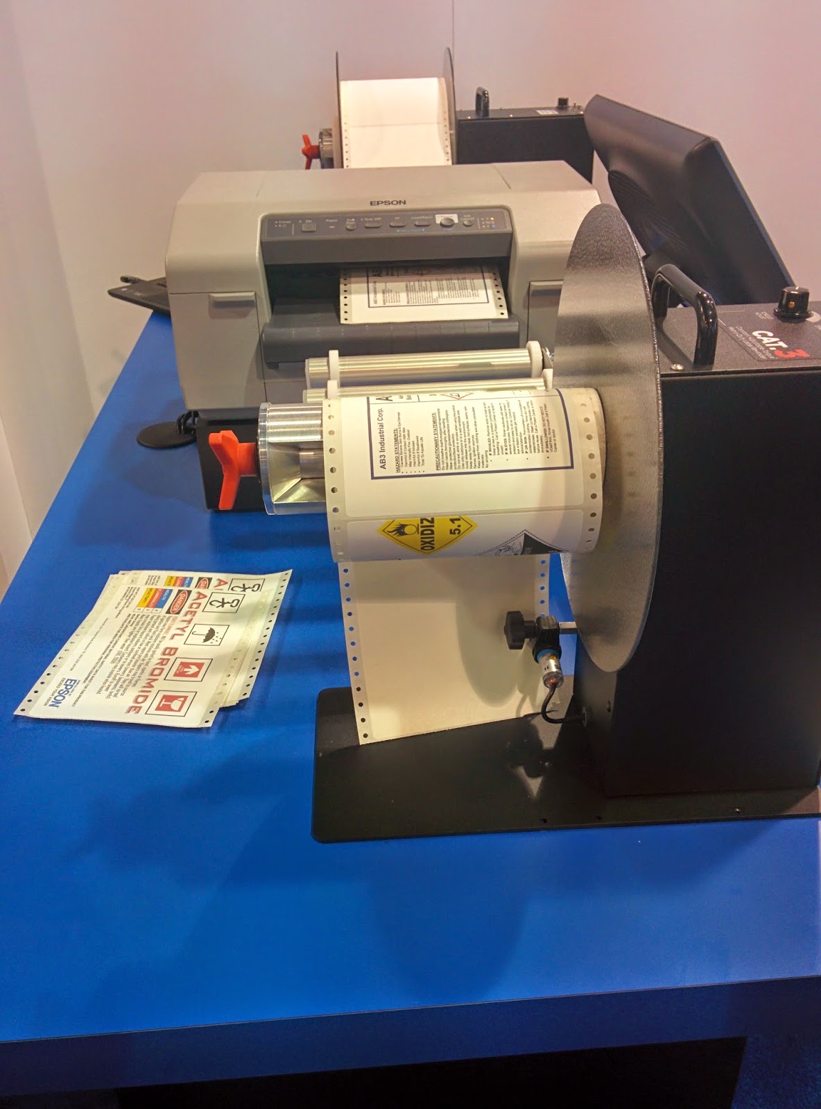 Color Labels On Demand: GHS Drum Label Rolls