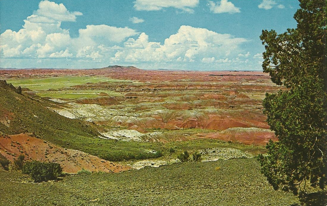 Vintage Travel Postcards: The Painted Desert, Arizona
