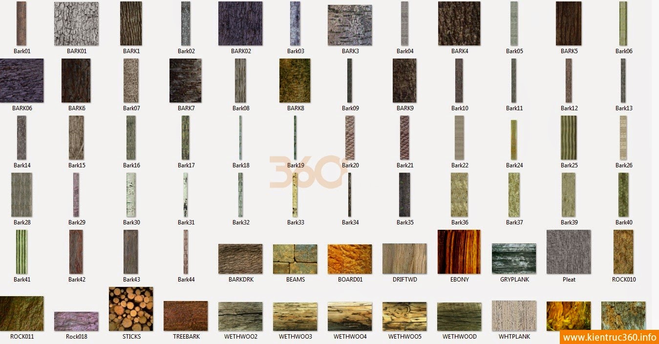 Tổng hợp rất nhiều Map gỗ, sàn gỗ, mây tre đan dùng cho 3d và sketchup
