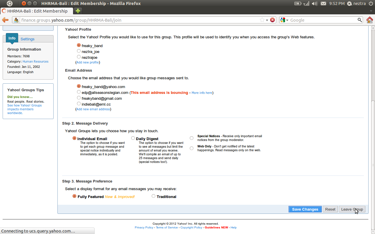 Cara Keluar Dari Yahoogoups atau Milis Yahoo - TUTORIAL & LIFESTYLE