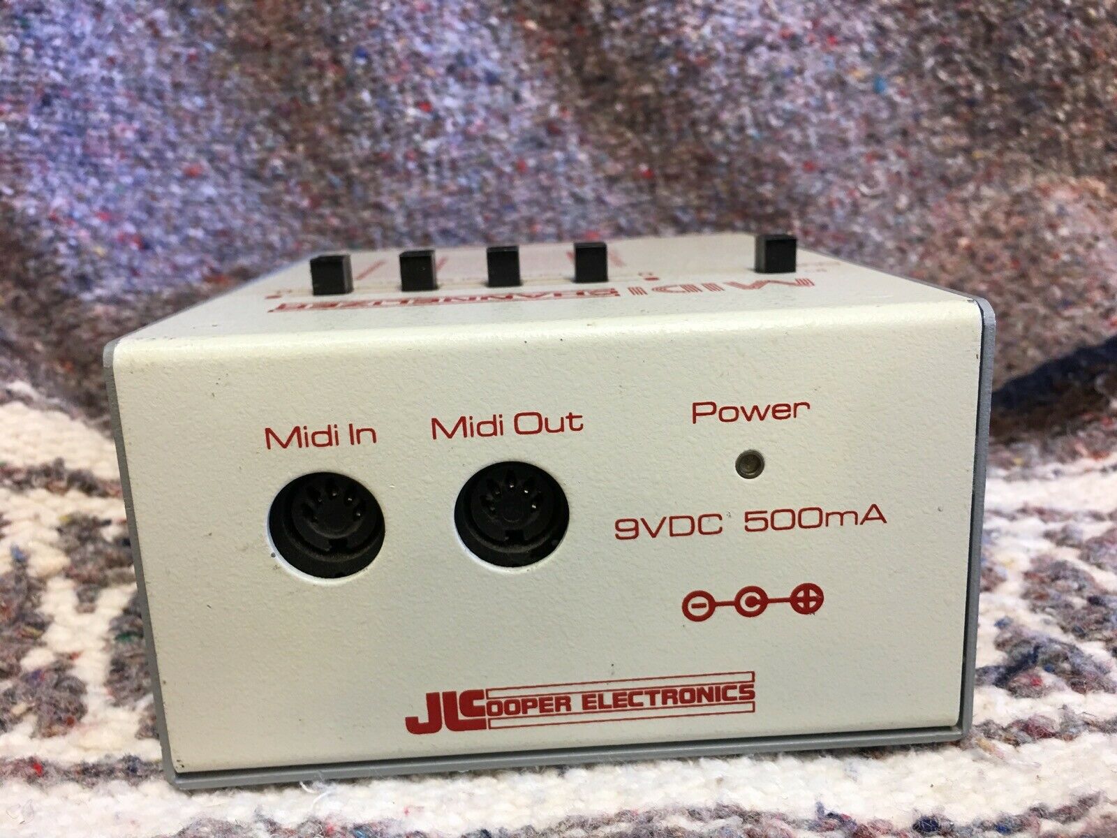 MATRIXSYNTH: JL Cooper Midi Channelizer Pedal