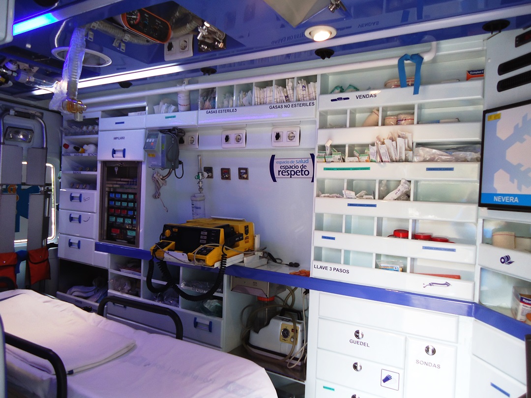 24 TES: Material de la Uvi-móvil