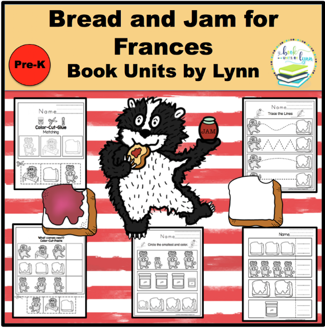 BREAD AND JAM FOR FRANCES ~ Book Units by Lynn