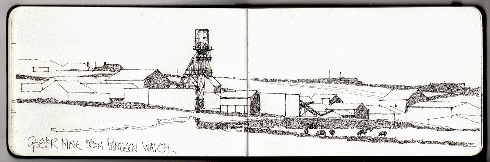 Ian Sidaway Fine Line: Cornwall