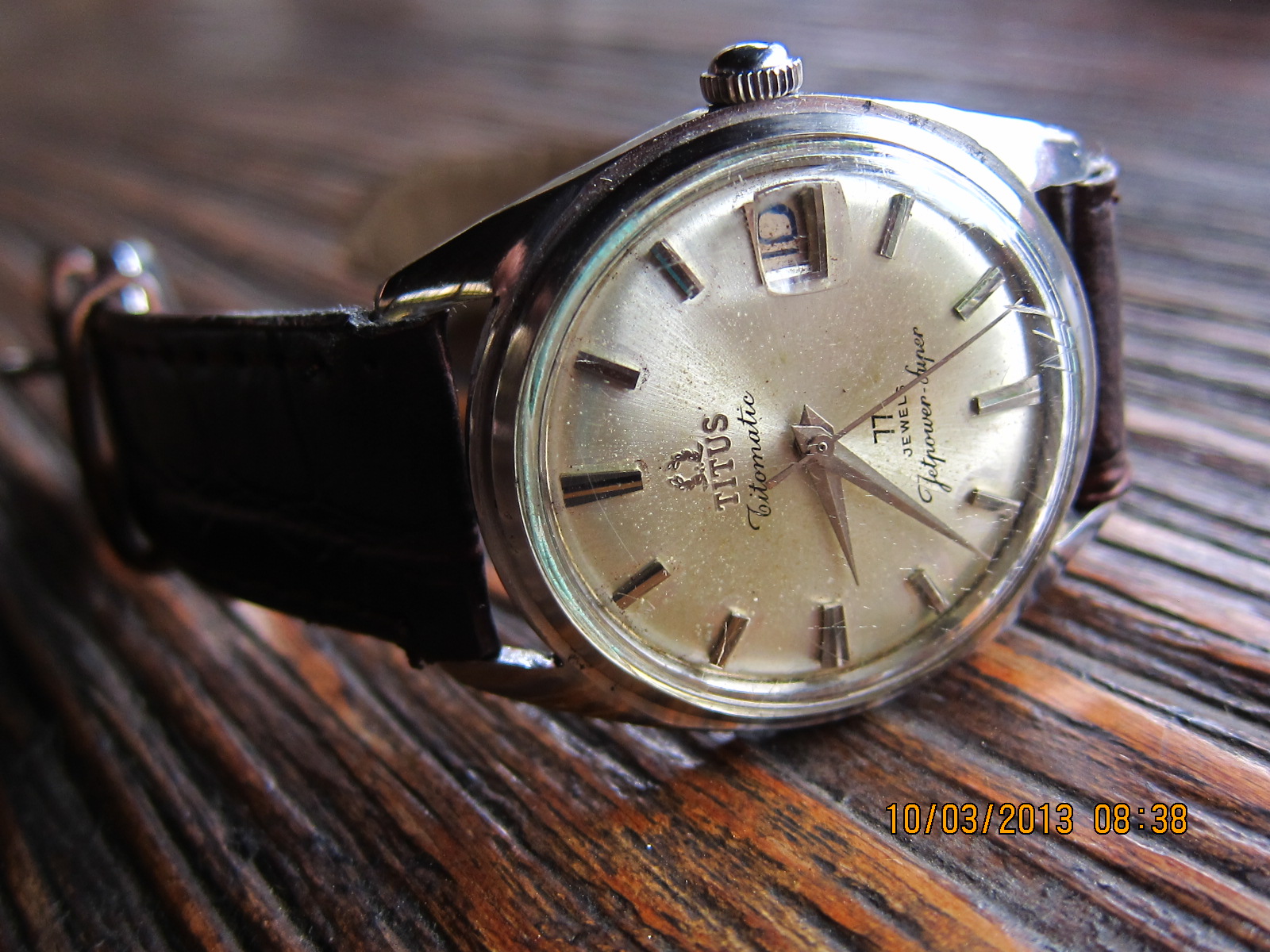SOLVIL TITUS TITOMATIC JETPOWER SUPER Vintage Swiss Automatic Watch ...
