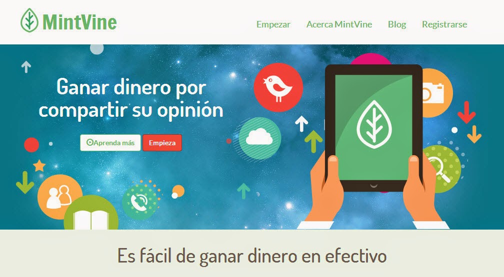 Gana con Encuestas y más: MINTVINE : Gana dinero completando encuestas