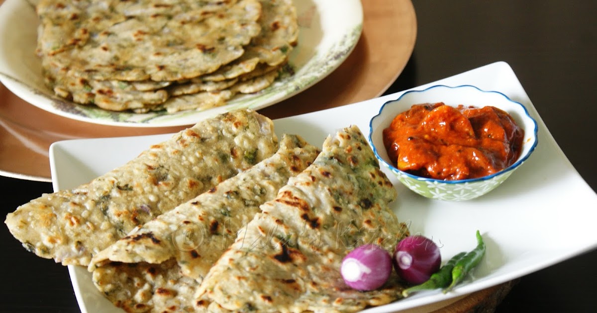 Jolada Rotti with Palak and Menthya/Methi - Malas-Kitchen