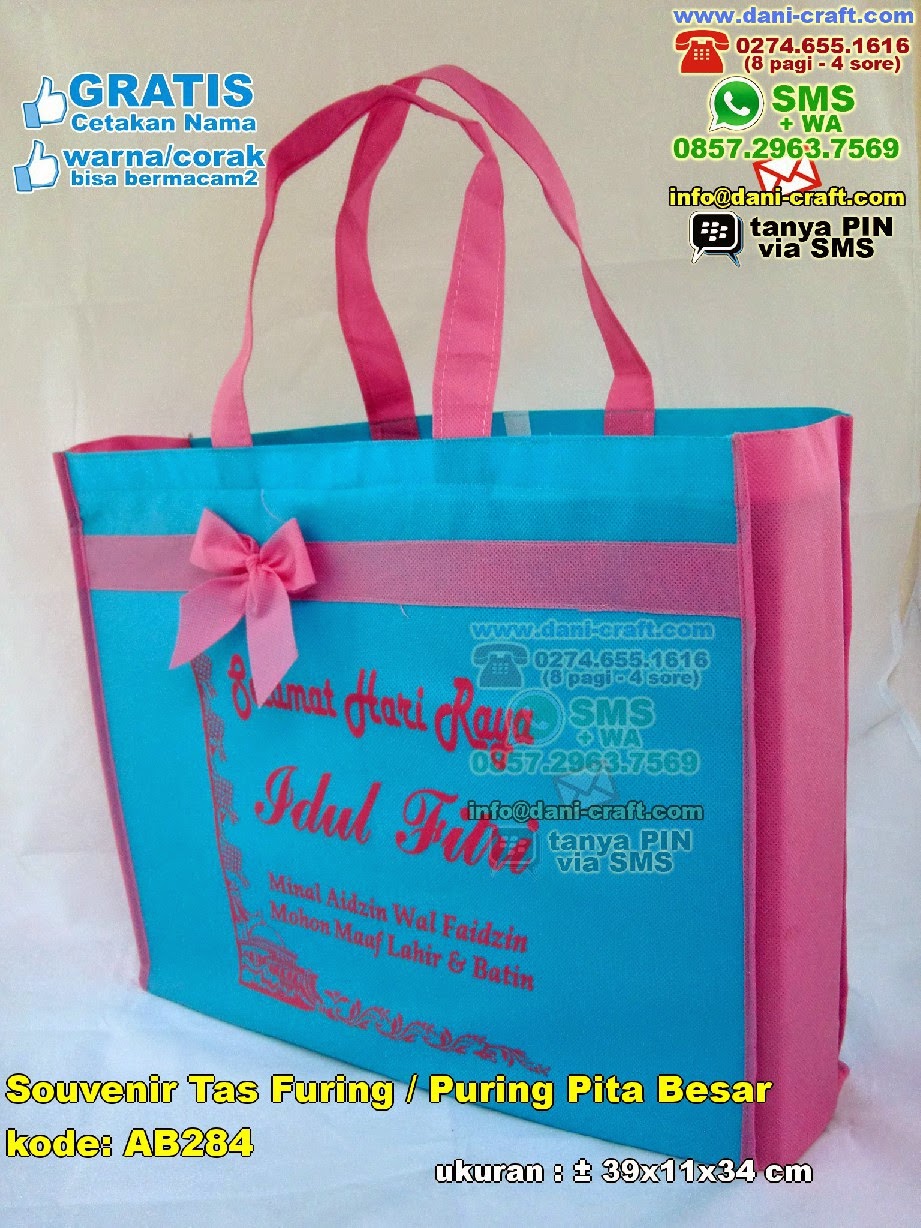 Souvenir Tas Furing Puring Pita Besar | Souvenir Pernikahan