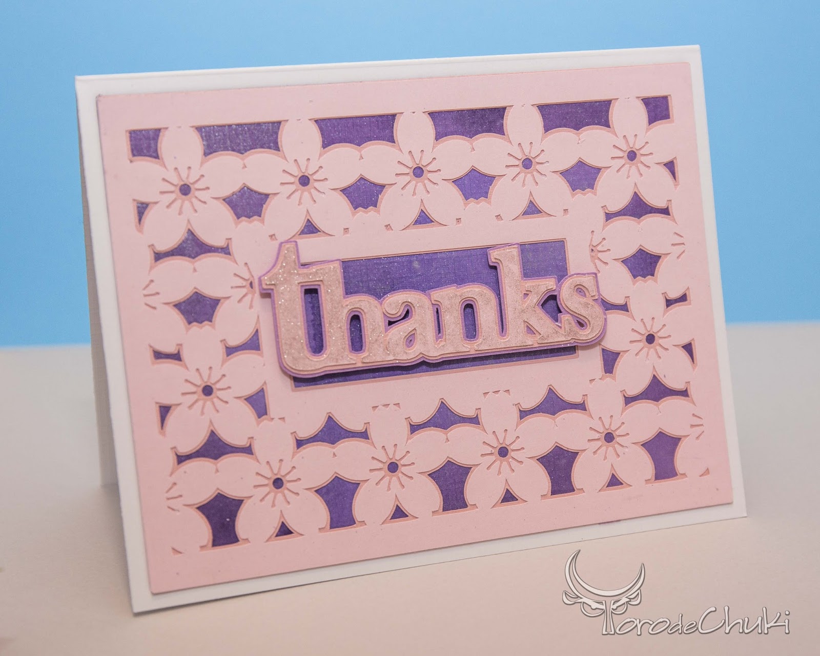 Awesome SVGs: Sakura KIT KAT inspired Thank You/Gracias Card