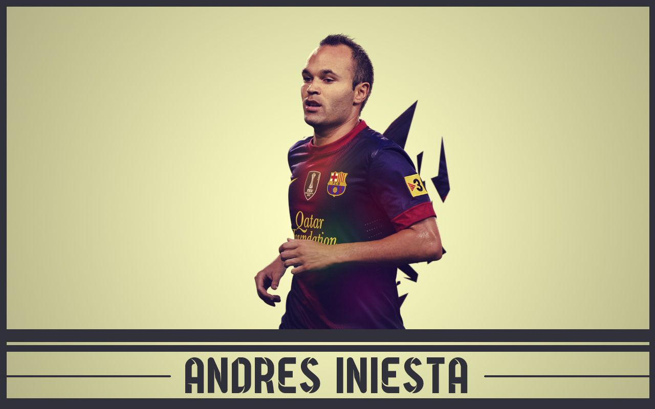Football Wallpapers: Andres Iniesta - Barcelona wallpaper