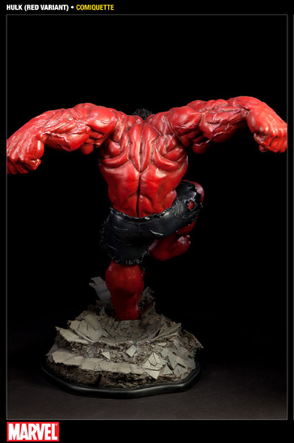 Hot Toys / Sideshow Collectibles - Escala 1/6: Sideshow Red Hulk Comiquette