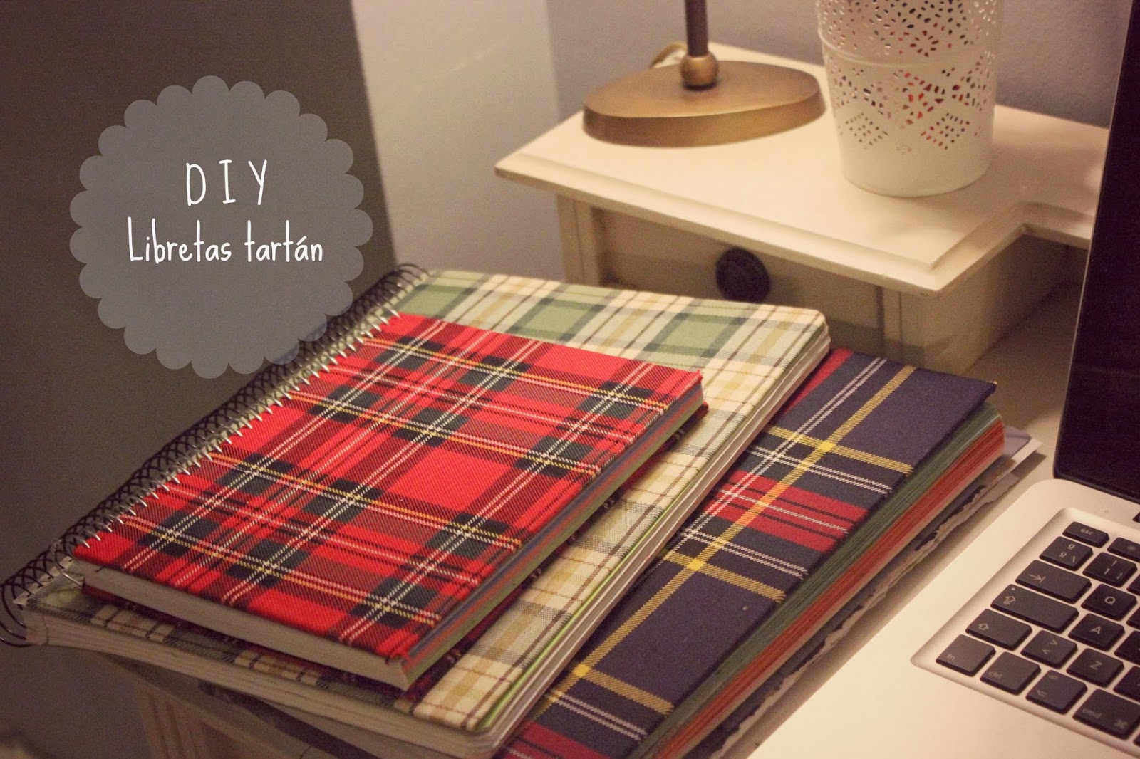 rec & rewind: DIY Libretas tartán