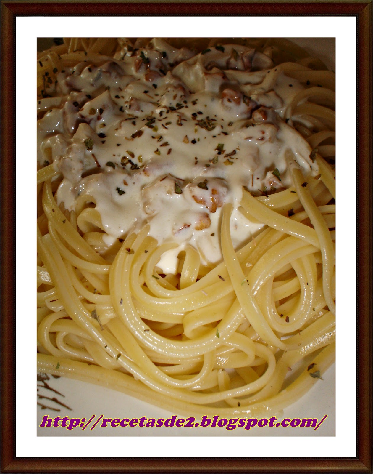 PASTA CON QUESO AZUL Y NUECES - Recetas de una Gatita Enamorada