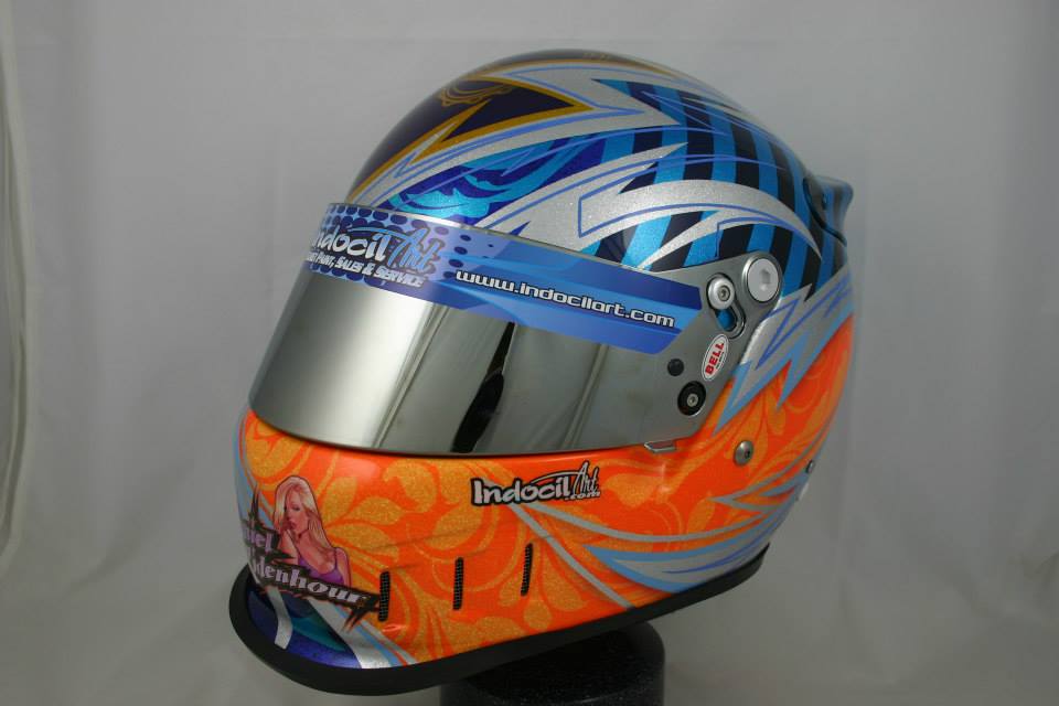 Racing Helmets Garage: Bell GTX.2 D.Ridenhour 2013 by Indocil Art