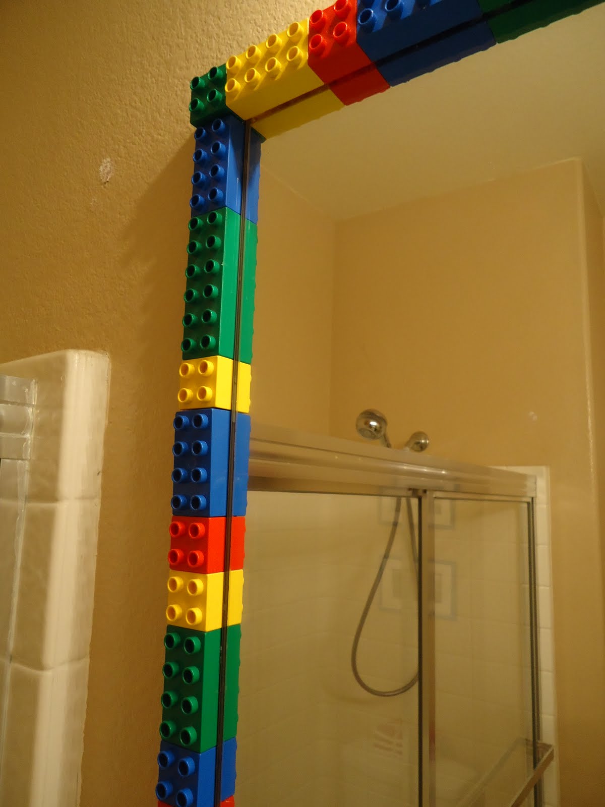 Shaped By Grace: LEGO bathroom: Before & After
