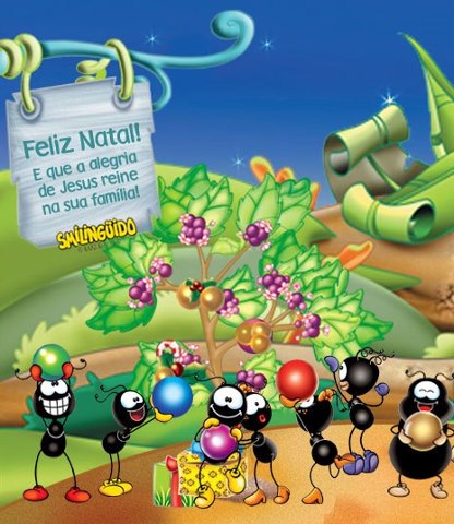 "Minha Herança": * Cartão de Natal com "Smilinguido"